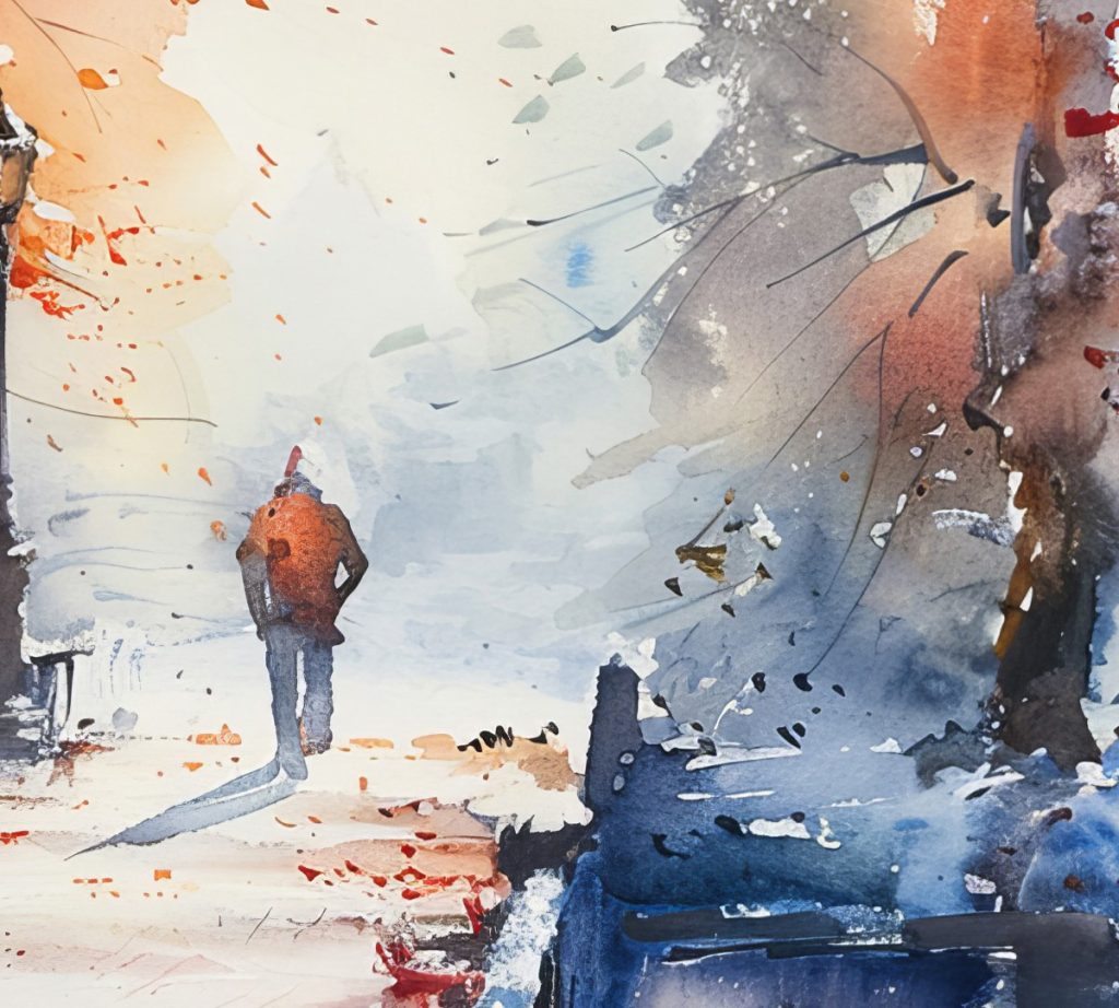 Autumn Stroll - Paintings By Simon