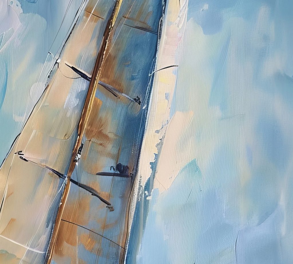 Sailing Boat - Paintings By Simon